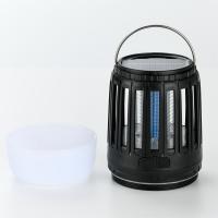 China 21-35 Pieces IPX4 Waterproof Night Light UV395 Bug Zapper Rechargeable Mosquito Killer Lamp with Solar Panel for sale