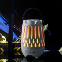 China OEM/ODM Logo Bluetooth Speaker Flame Light UV LED Camping Lamp Rechargeable Mosquito Moths Gnats Catcher Flying Insects Sticky Trap for sale