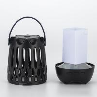 China OEM/ODM Logo Bluetooth Speaker Flame Light UV LED Camping Lamp Rechargeable Mosquito Moths Gnats Catcher Flying Insects Sticky Trap for sale
