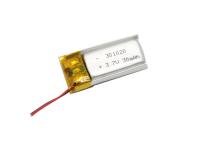 China PAC Small Size Rechargeable Battery , 301020 3.7v 30mAh Wearable Rechargeable Battery for sale