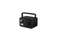China 200W Black Case Portable Lithium Battery AC DC Output for Camping 230x139x123mm for sale