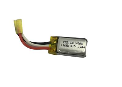 China 360mAh High C Rate Lithium Polymer Battery for Power Bank PAC101628 for sale
