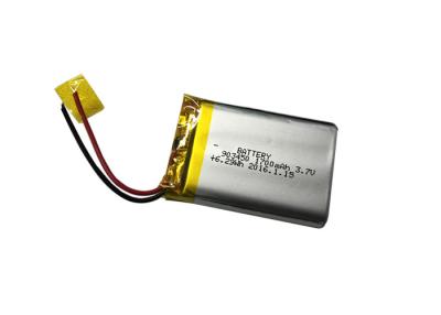 China Rechargeable Soft Pack Battery 903450 1700mAh , 3.7V Lithium Ion Battery for sale