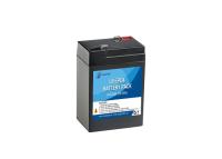 China 6.4v 6Ah Small Lithium Ion Battery Pack For SLA Replacement ABS Case 0.4kg for sale