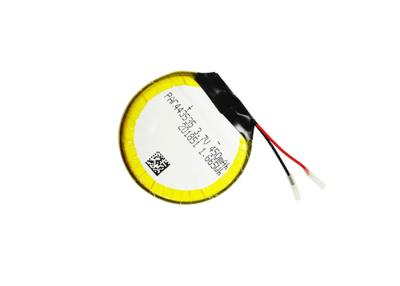 China Lithium Polymer Wearable Rechargeable Battery Round shape 443535 For Watch for sale