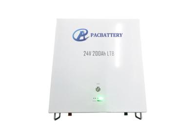 China 24V 200Ah 5kWh Home Solar Lithium Battery with 6000 Cycle Deep Cycle Life for sale