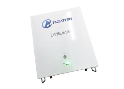 China 25.6V 200Ah 5kWh Deep Cycle LiFePO4 Battery Wall Mounted for Home Solar Storage for sale