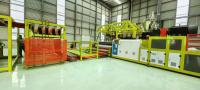 China 2 Extruders Co Extrusion TPE Carpet Backing Machine With Adjustable Speed for sale