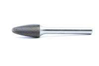 China SF-5M Sngle Fine Cut  Pure Raw Material Tungsten Carbide Burr - Silver Brazing Ensures <0.15mm Runout for sale