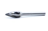China Wear Resistant Carbide Rotary Burrs Cone SG-5M With Wide Tooth Spacing Design for sale