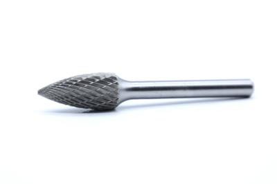 China YG8 Grade Carbide Burr Bits SG-5M G12.725 Practical With Helical Flute Design for sale