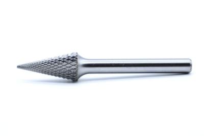 China SM-5M Carbide Rotary Burr - M12.72206 Cone Shape Diamond Cut for Metal Working for sale