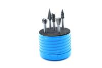 China Multi Cut Type Tungsten Burr Bits Blue Box Aluminum Burr Set For General Machining for sale