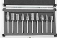China Double Cut Burr Bit Set 10 Piece Set Suitable For General Metal Processing for sale