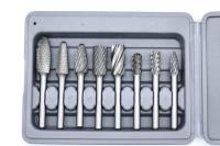 China 8 Piece Carbide Rotary Burr Set 6mm Shank Tooth And Shape Customizable for sale