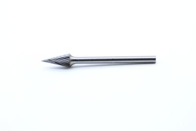 China SM-5 SC Cone Shape Single Carving Burr - Complex Texture Craftwork Engraving for sale