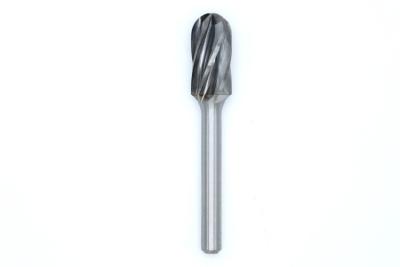 China SC-5M Ball Nose Aluminum Cut Carbide Burr - C12.72506AL for Curved Soft Metal Machining for sale