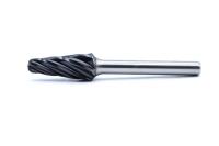 China SL‑4M AlTiN Coated Ball Nosed Cone Aluminum Cut Carbide Burr For Aluminum Curved for sale