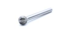 China SD-5ZM Ball Shape Tungsten Carbide Burr with 12mm Head Diameter and Single Coarse Cut for Rapid Internal Radius Roughing for sale