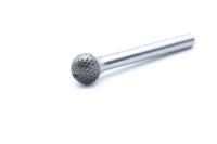 China SD-5ZM Ball Shape Tungsten Carbide Burr with 12mm Head Diamond Cut for Hard Material Finishing for sale