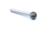 China SD-5ZM Ball Shape Tungsten Carbide Burr with 12mm Head Diamond Cut for Hard Material Finishing for sale