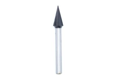 China AlTiN Coated Carbide Rotary Burr SM-4M Heat Resistant Tool With Single Fine Cut for sale