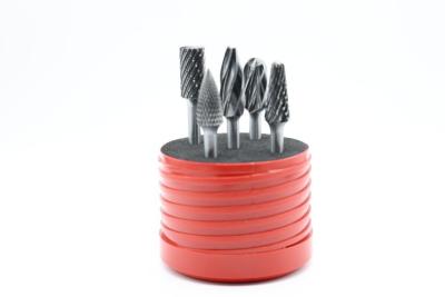 China 5-Piece Tungsten Carbide Rotary Burr Set with 12.7mm Cut Diameter and 6mm Shank for Multi-Material Work for sale