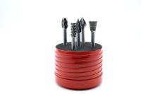 China 5-Piece Carbide Rotary Burr Set with Multi-Shape and Cut for Roughing Tasks - 6mm Shank Tungsten Carbide Burrs Kit for sale