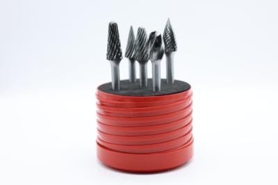 China 5-Piece Carbide Rotary Burr Set with 12.7mm Cut Diameter and 6mm Shank for Metalwork for sale