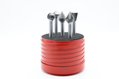 China 5-Piece Multi-Shape Carbide Rotary Burr Set with 12.7mm Cut Diameter for Metalworking for sale