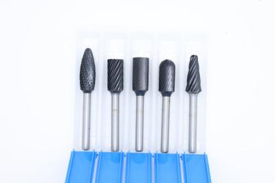 China 5-Piece AlTiN Coated Carbide Burr Set – Multi-Shape Kit for Hard Materials for sale