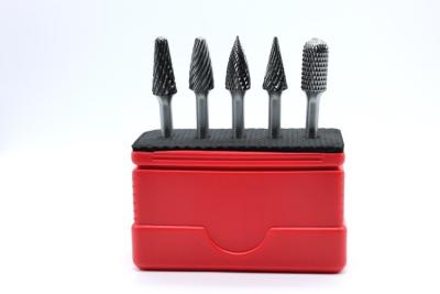 China 6mm Shank Tungsten Carbide Burrs Set with 12.7mm Cut Diameter and Multi-Shape and Cut for Metalwork for sale