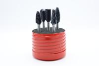 China AlTiN-Coated Multi-Tooth Carbide Burr Set with 12.7mm Cut Diameter for Enhanced Wear Resistance for sale