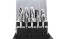 China 10-Piece Multi-Tooth Carbide Rotary Burr Set with Tungsten Carbide Material and 6mm Shank for Metalworking for sale