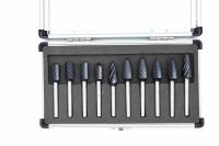 China 10-Piece TiAlN Coated Rotary Burr Set – High Performance Multi-Shape Kit for sale