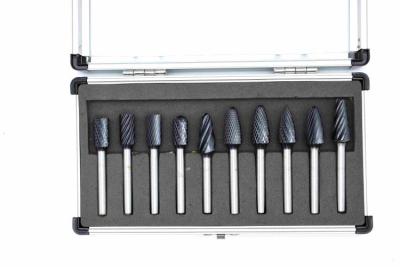 China 10-Piece TiAlN Coated Rotary Burr Set – High Performance Multi-Shape Kit for sale