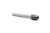 China SE-3ZM Oval Carbide Burr with 10mm Head Untoothed for Custom Grinding for sale