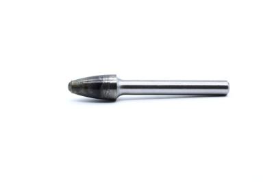 China SF-3ZM Radius Tree Carbide Burr with 10mm Head Diameter Untoothed for Custom Grinding for sale