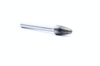 China SF-3ZM Radius Tree Carbide Burr with 10mm Head Diameter Untoothed for Custom Grinding for sale