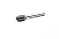 China SE-3ZM Oval Carbide Burr with 10mm Head Untoothed for Custom Grinding for sale