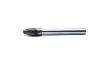 China Flame Shape Carbide Rotary Burr Blank with 8mm Cut Diameter for Customizable Tooth Profile for sale