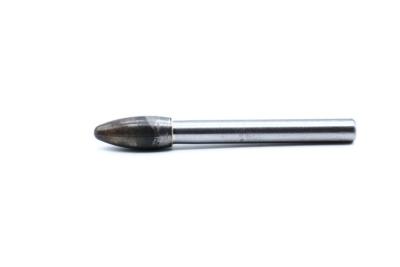China Flame Shape Carbide Rotary Burr Blank with 8mm Cut Diameter for Customizable Tooth Profile for sale