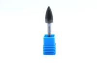 China Pointed Tree Shape Carbide Rotary Burr Blank with 12.7mm Cut Diameter and YG8 Tungsten Carbide for Custom Tooth Grinding for sale