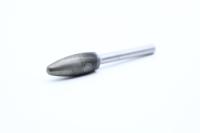 China SH-5ZM Flame Burr Blank - 12mm Head Untoothed for Custom Tooth Shaping and Regrinding for sale