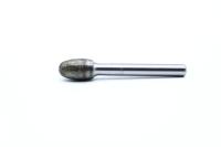 China SE-3ZM Oval Carbide Burr with 10mm Head Untoothed for Custom Grinding for sale