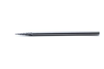 China SM-42ML3 Solid Carbide Rotary Burr with 75mm Length, Tapered Profile, and Tungsten Carbide Material for Precision Slope and Hole Work for sale