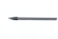 China SG-2ML6 150mm Shank Pointed Tree Single Cut Carbide Burr for Deep Grooves and Sharp Corners for sale