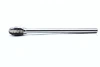 China SE-5ZML6 SC Extended Shank Carbide Burr with SC Cut Geometry and 170mm Overall Length for Deep Cavity Work for sale