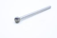 China Long Shank SD-5ML6 Ball Shape Single Cut Rotary Burr with 12.7mm Head Diameter for Internal Radius Finishing for sale