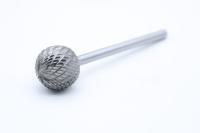 China SD-9M DC D2521 25mm Cut Diameter Double Cut YG8 Grade Tungsten Carbide Ball Shape Burr for Contouring and Deburring for sale
